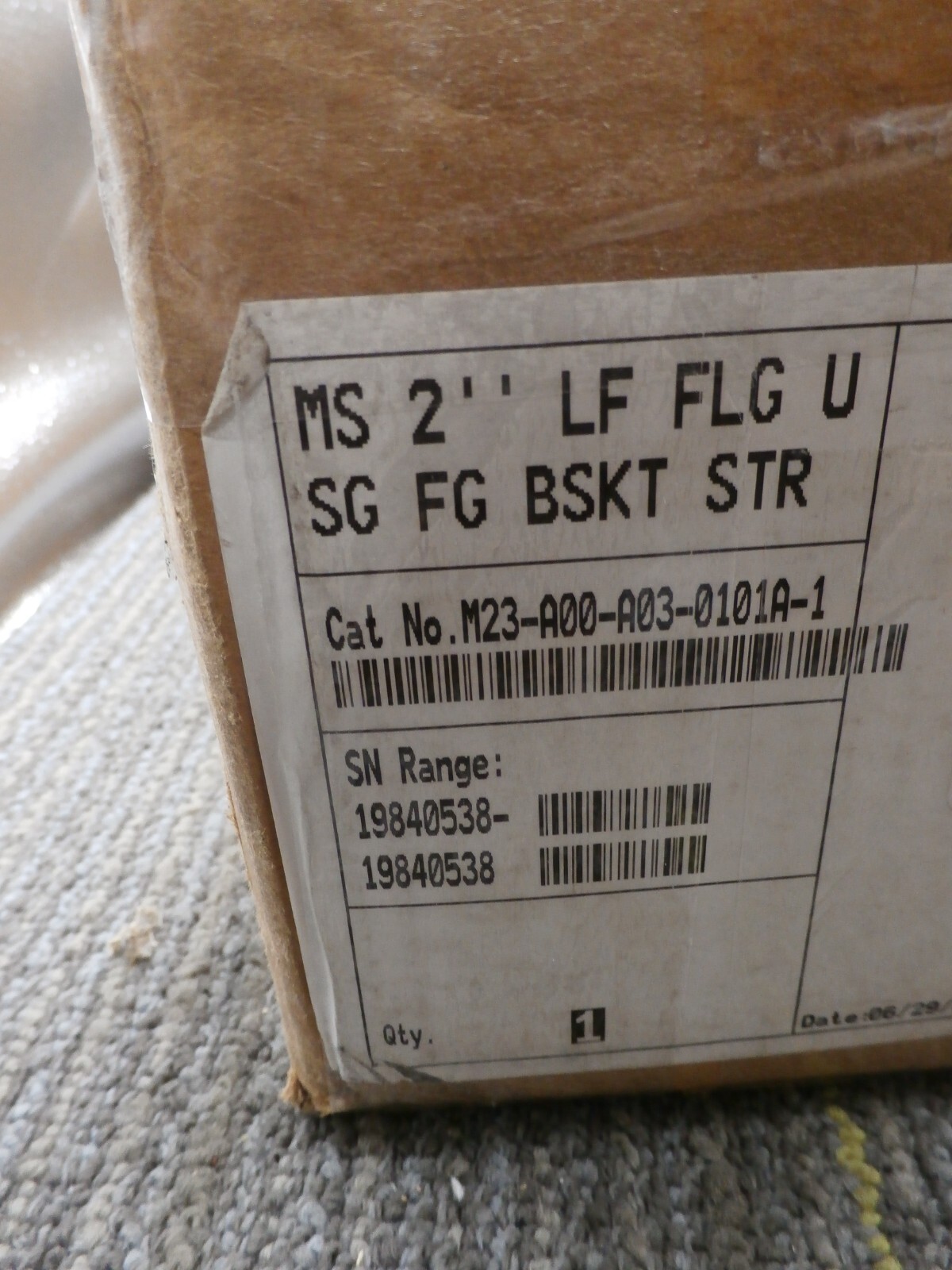 New Master Meter M23-A00-A03-0101A-1 Bronze 2" Flanged Water Meter ...