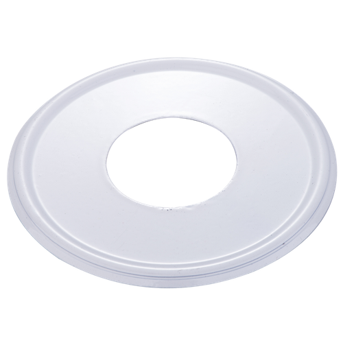 2x Kinetic DWV FLAT COVER PLATE 100mm Diameter, Powder Coated WHITE ...