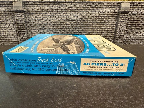 Atlas #80 Over N' Under Pier 47 Piece HO Scale Set. Made In USA! Brand ...