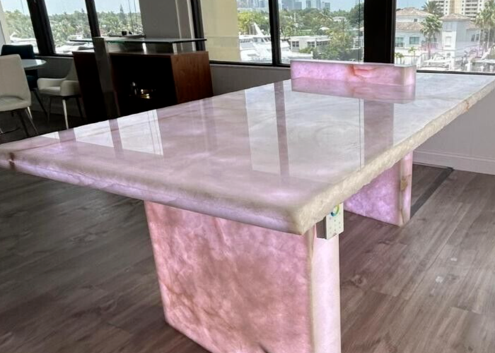 Rose Quartz Office Counter top Quartzite Kitchen Island, Bar Counters ...