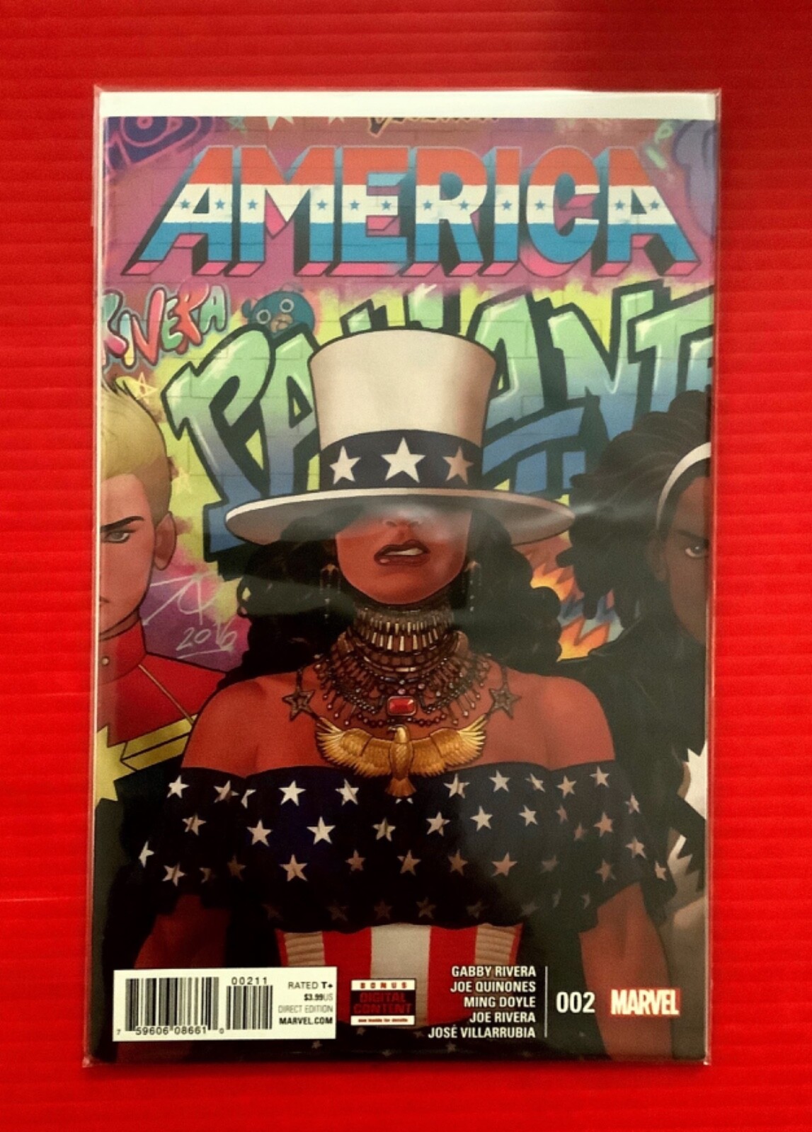 AMERICA #2 BEYONCÉ HOMAGE VARIANT COVER NEAR MINT BUY TODAY AT RAINBOW ...