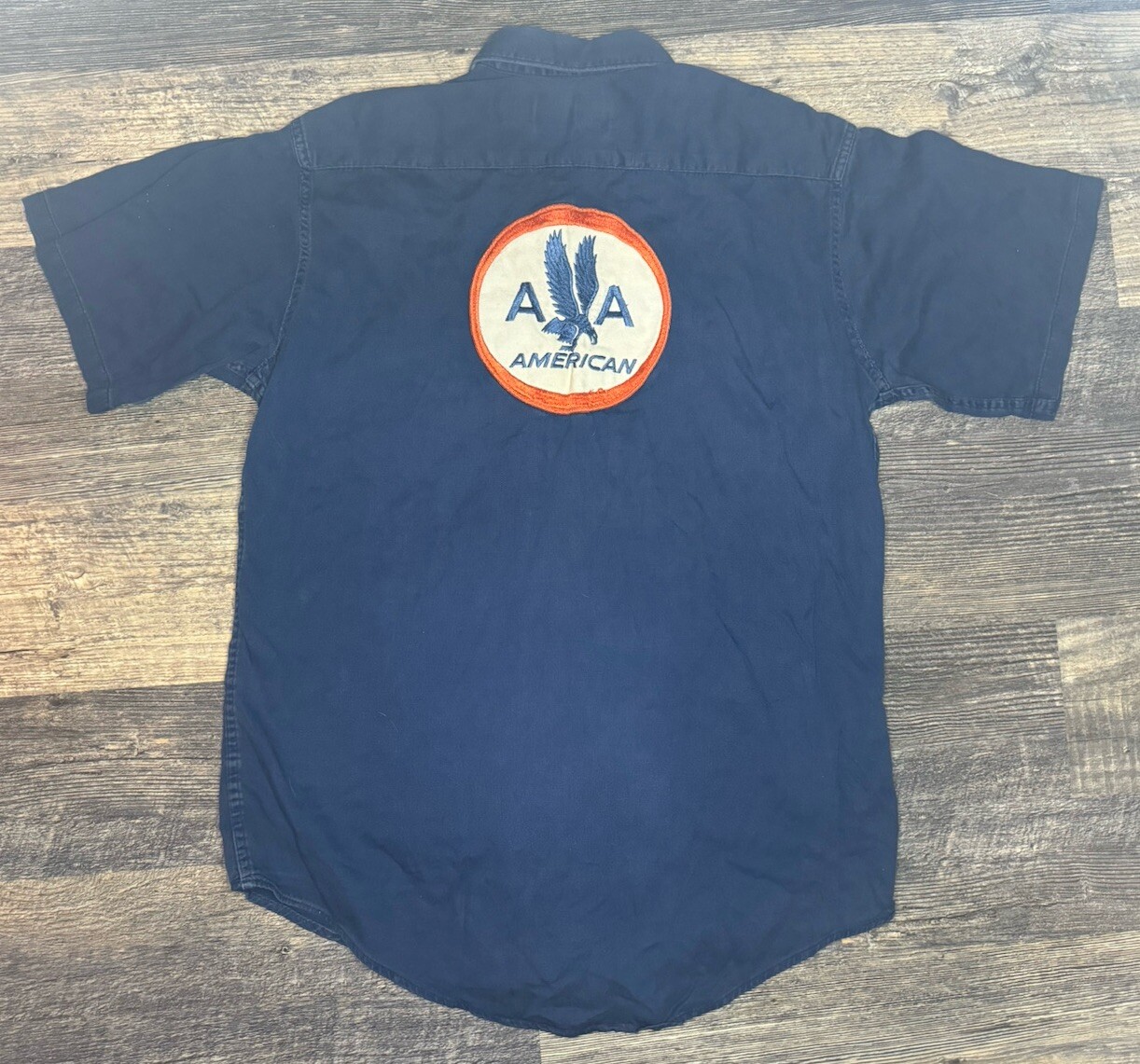 Vintage American Airlines Mechanic Work Wear Shirt Size Med W/Large ...