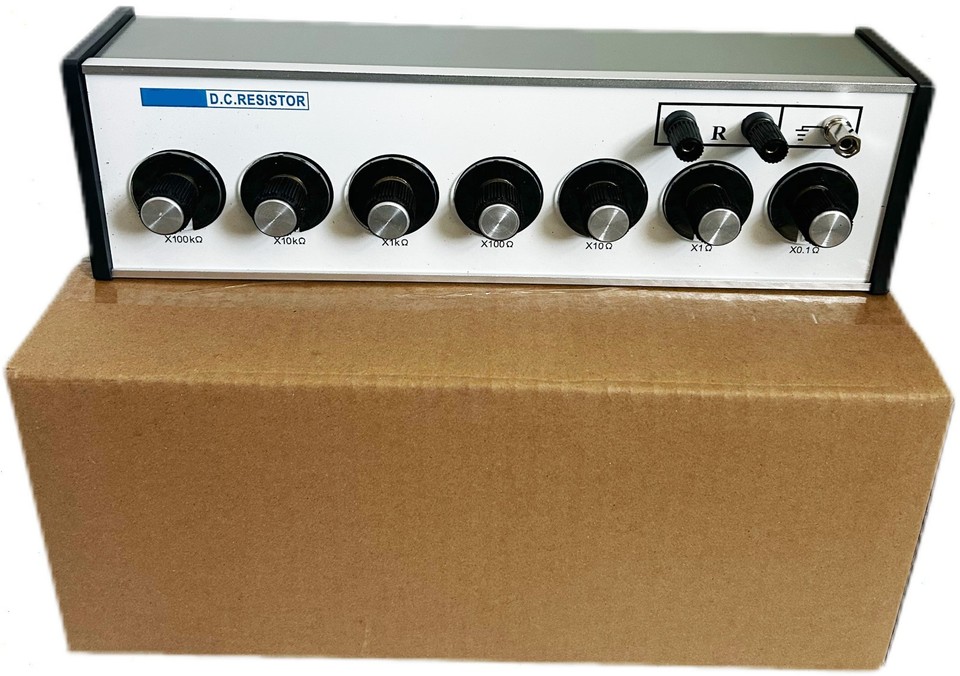 7 Dials DC Resistor DC Resistance Box DC Bridges with Range 0.1-1111111 ...