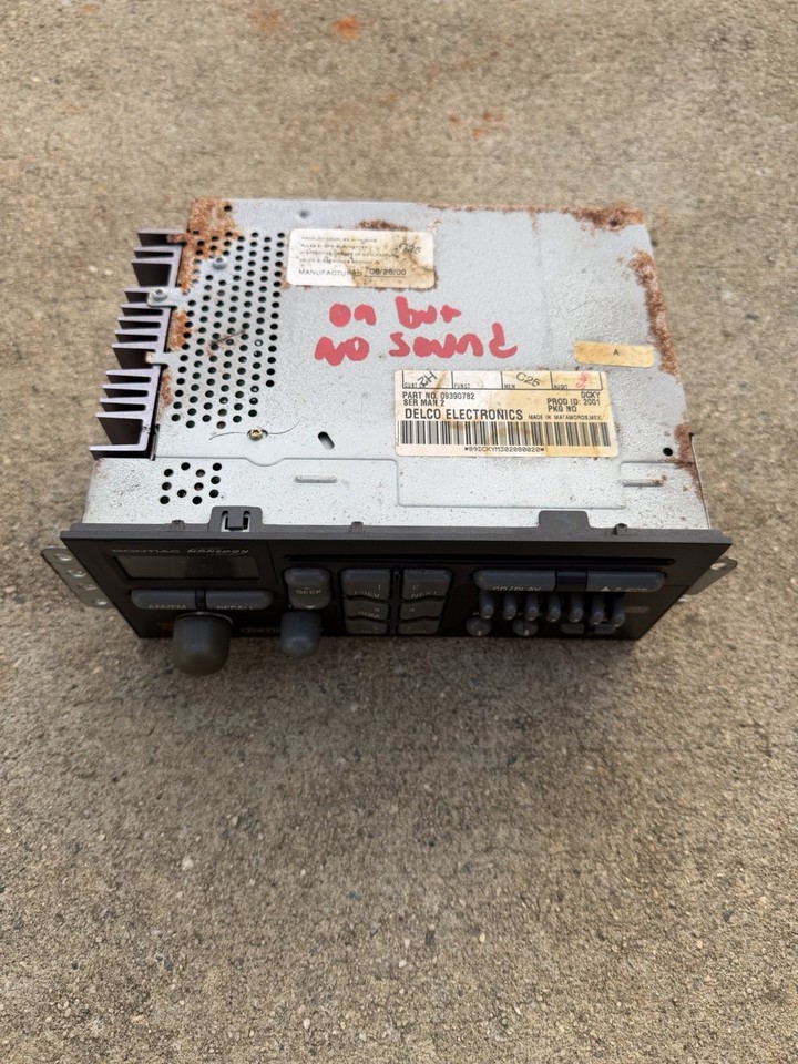 98-02 Pontiac Firebird Trans Am OEM Monsoon GM Radio AM/FM 09390782 | eBay
