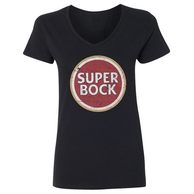 Vintage Beer Tribute - Cool Bock-Inspired Design Ladies' V-Neck Tshirt ...