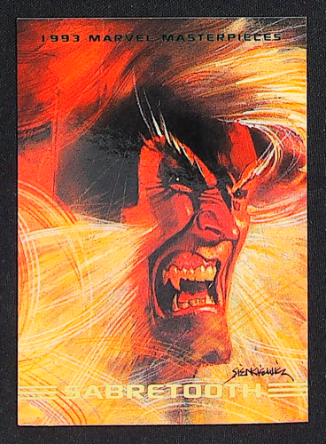 1993 SkyBox Marvel Masterpieces Trading Card #28 Sabretooth | eBay