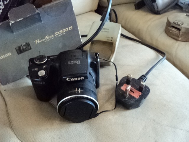 Canon PowerShot SX500 IS Digital Camera 16MP 30x Zoom Working With Box ...