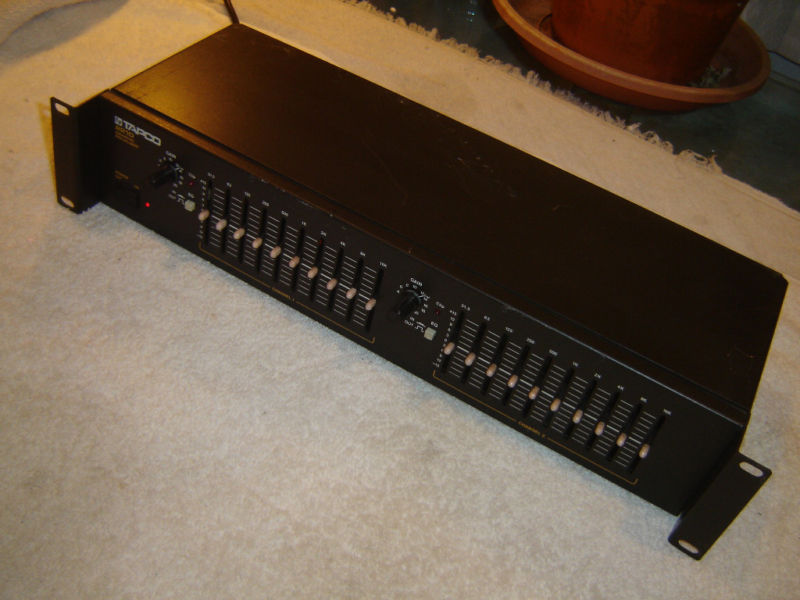 EV Tapco 2210, Stereo 10 Band Rack Graphic Equalizer, Eq, Vintage Rack ...