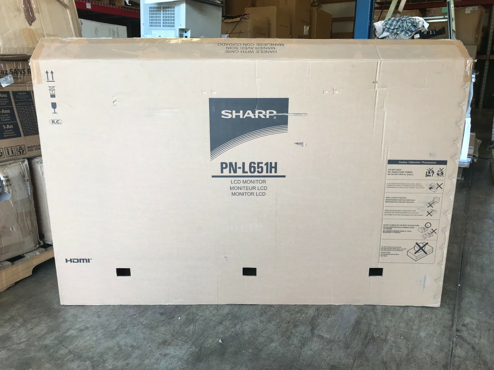 Sharp Aquos Board - 65" Touch Screen LED display - PN-L651H Retail ...