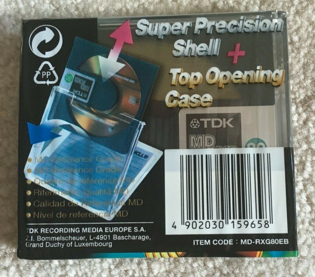 Mini Disc Recordable 80 TDK - MD-RXG (new) | eBay UK