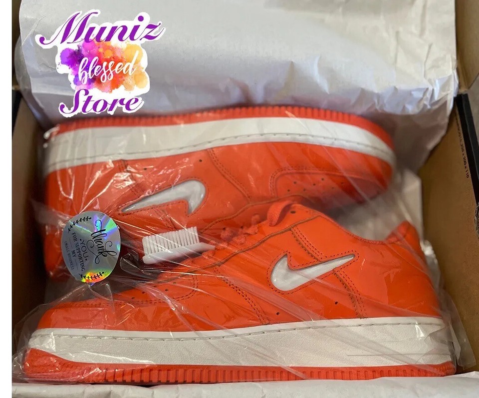 OG Nike Air Force 1 Low Men Sz 8.5 Jewel Safety Orange AF1 High Retro 1 ...