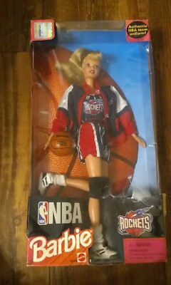 Vintage 1998 NBA Barbie 1998 Houston Rockets In Box | eBay