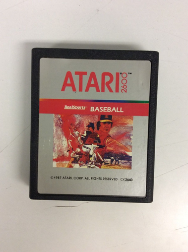 Realsports Baseball (Atari 2600, 1982) Authentic Cartridge Only | eBay