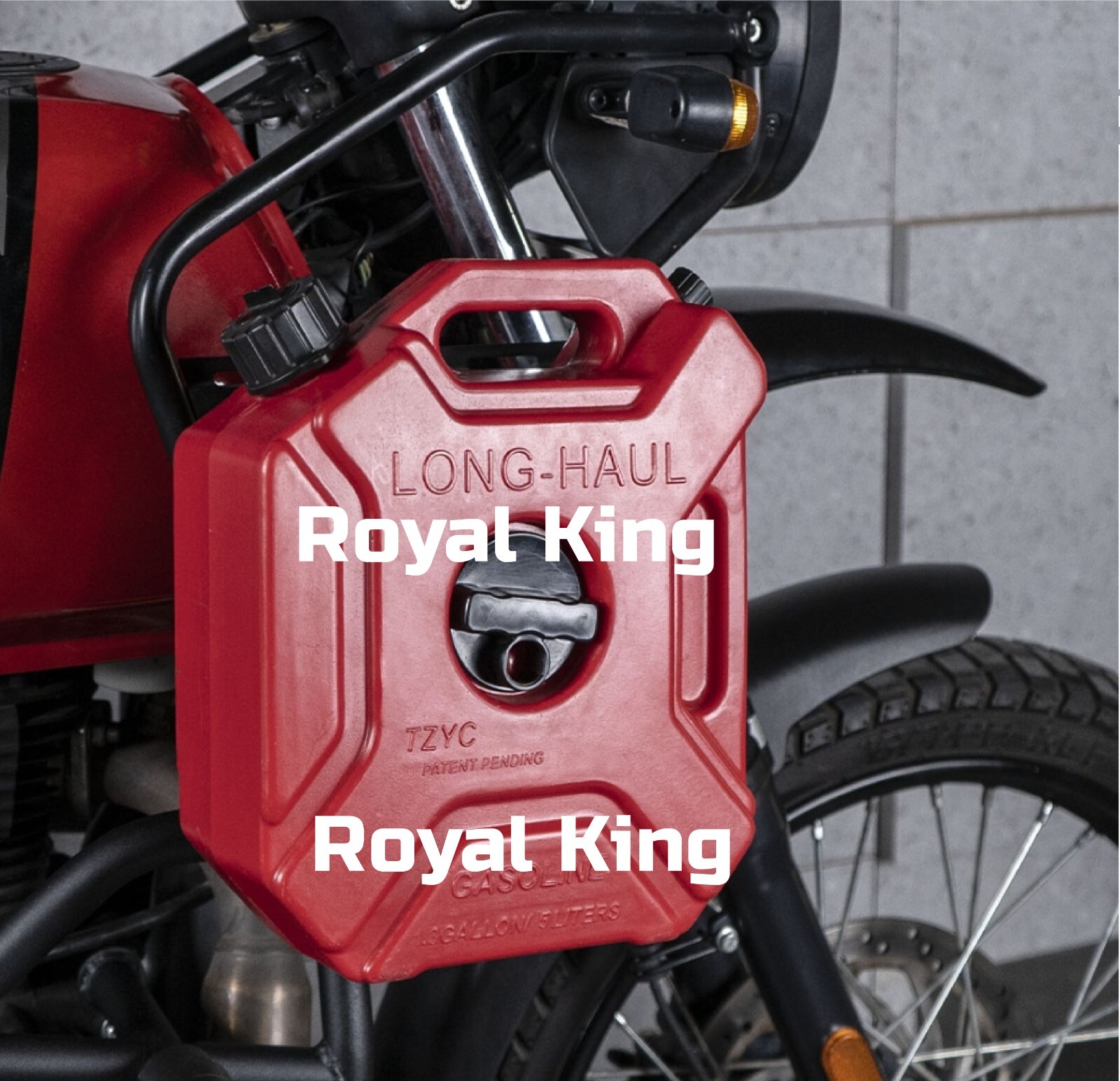Red "Jerry Can With Mount" Fit for Royal Enfield Himalayan 411 BS6 | eBay
