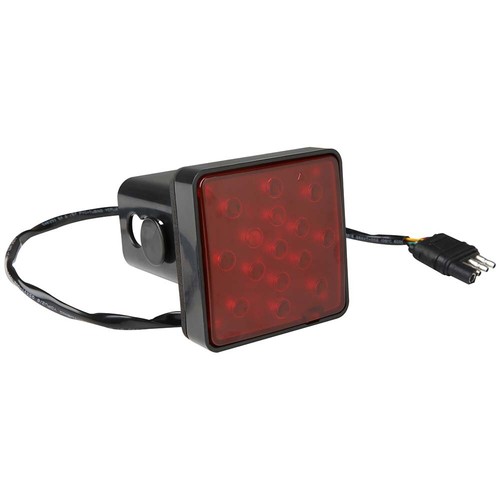 15-LED Strobe Brake Light Trailer Hitch Cover 2" Receiver For Ram 1500 ...