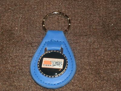 1960's SUNBEAM TIGER VINTAGE LOGO LEATHER KEYCHAIN KEYRING NEW DARK ...