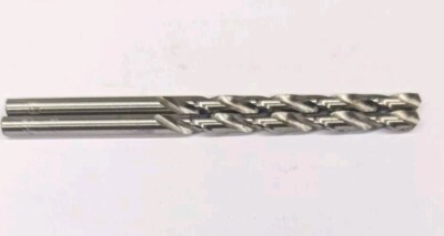 2 Jobber Length Drills Short Flute Wire Gauge Size #26 Bright HSS 118 ...