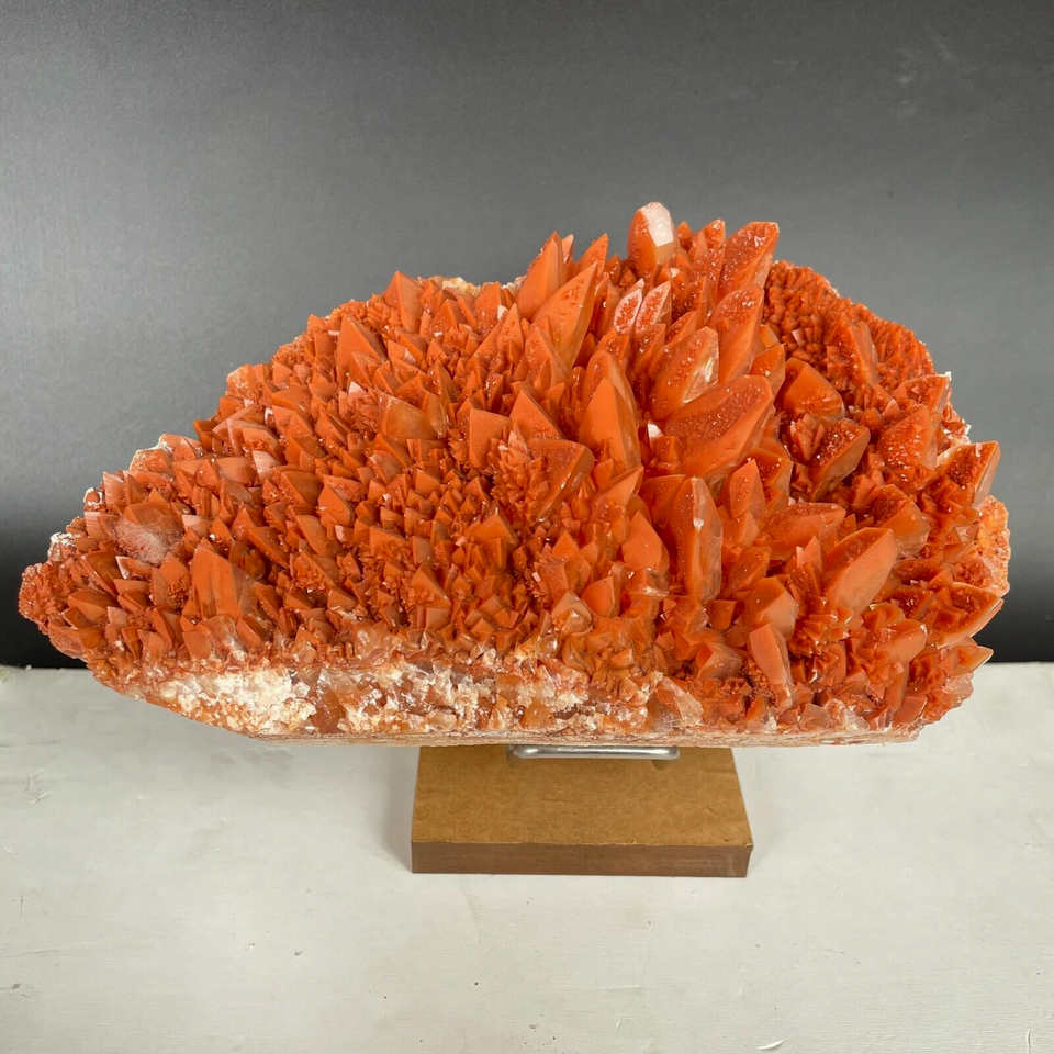 Rare Natural beautiful crystal dogtooth red calcite mineral specimen ...