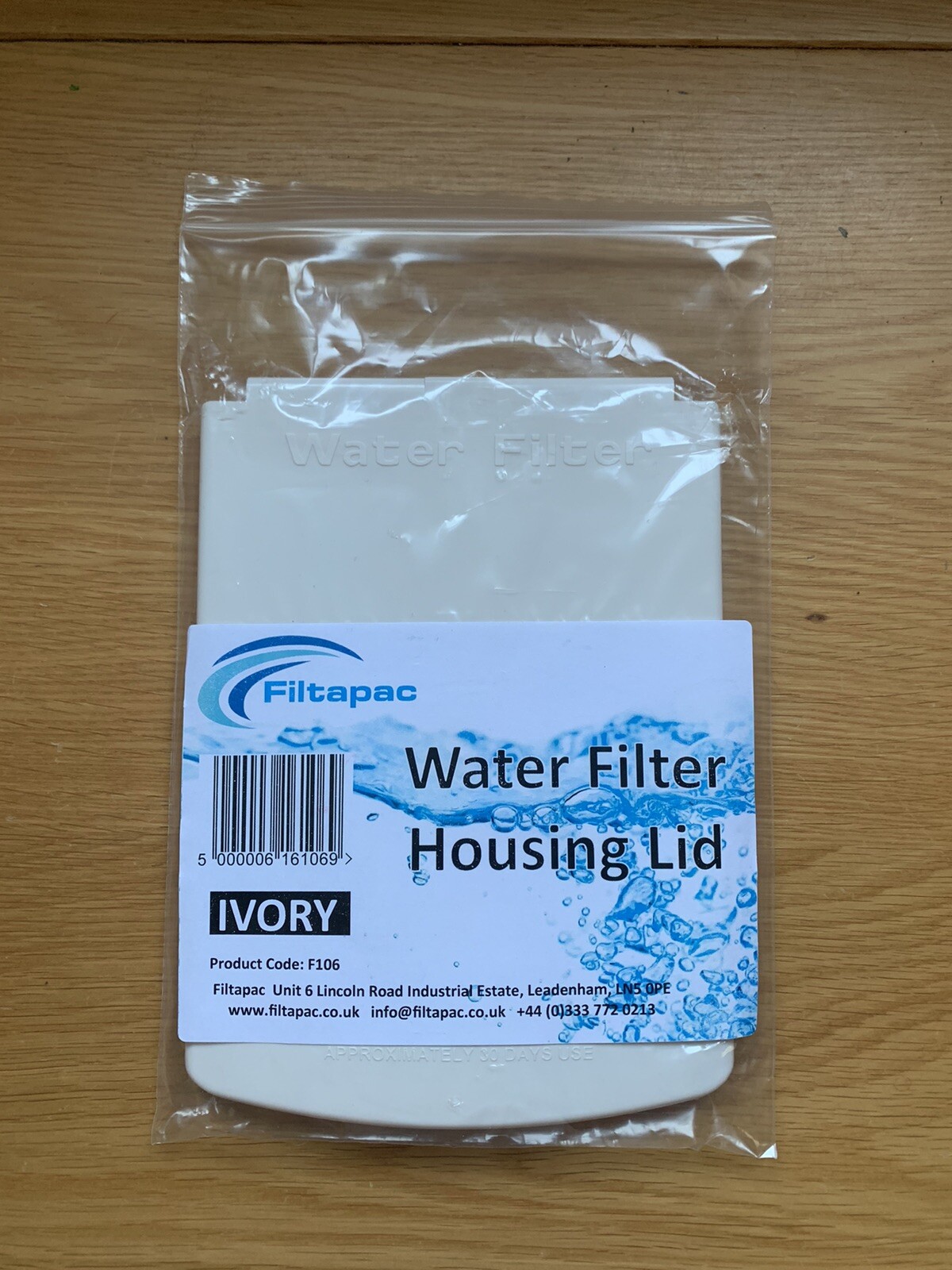 Truma Filtapac Crystal 2 Water Inlet Housing Flap & Pins Ivory Caravan ...