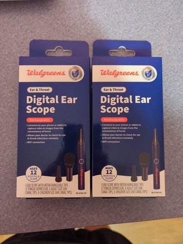 2x Walgreens Digital Ear Throat Scope Connects To Phone | eBay