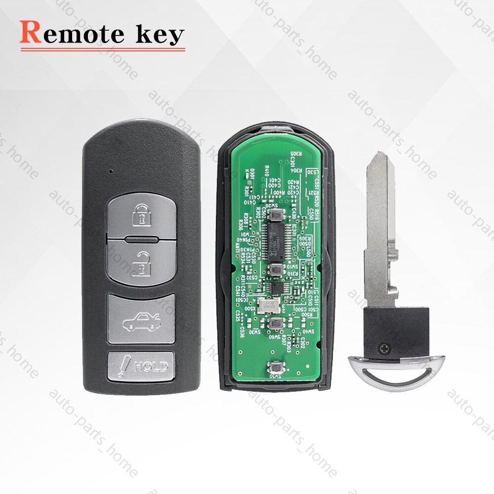 2X SMART KEY PROXIMITY REMOTE FOB WAZSKE13D01 FOR 2016-2020 MAZDA CX-5 ...