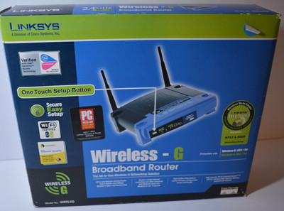 Linksys WRT54G Wireless-G Broadband Router 2.4 GHz | eBay
