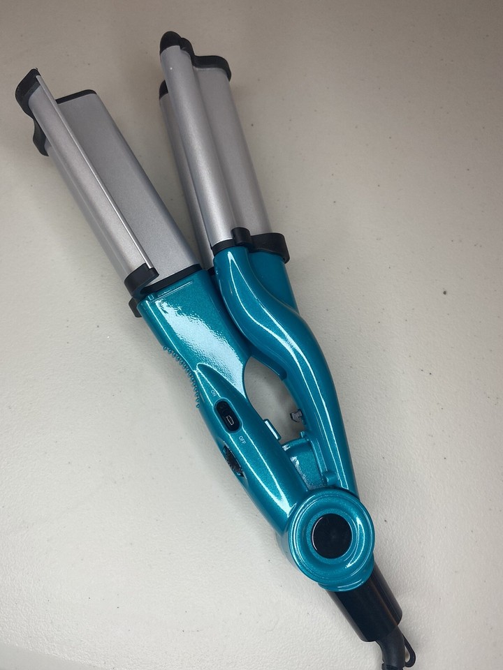 TIGI Bed Head Wave Artist Tourmaline Ceramic Deep Waver - Blue (BH305CN ...