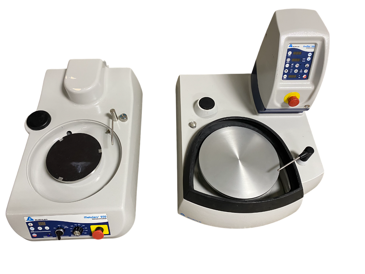 Buehler EcoMet 300 and MetaServ 250 Semi-Automatic Grinder Polisher ...
