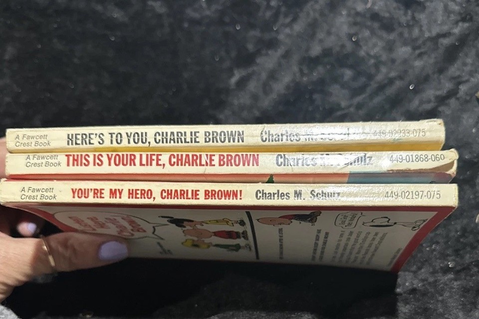 VTG Charlie Brown Books Lot Of 3 Charles M. Schulz - Book Lot | eBay