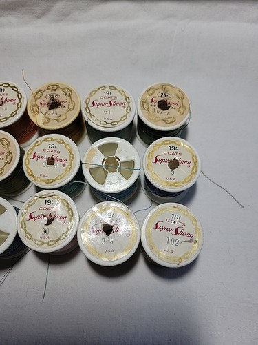 Vintage Coats Super Sheen With Silicone Thread Lot Of 12 | eBay