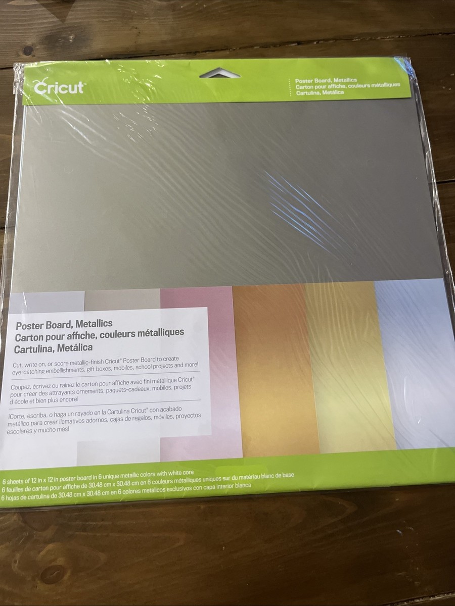 Metallic Poster Board Cricut