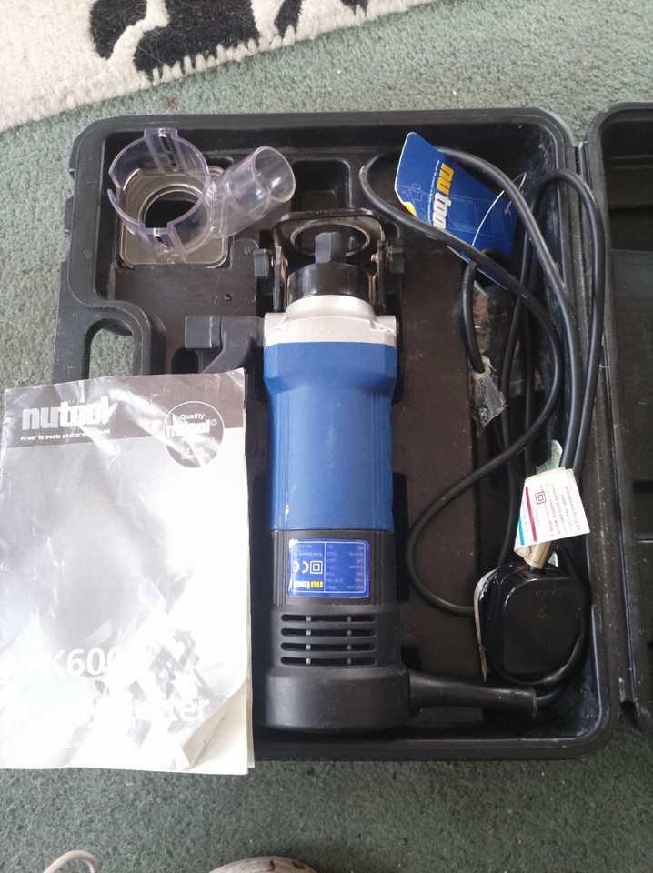 Little Used NuTool Router / Rotary Cutter NPK600 & Bits in Case - GWO ...