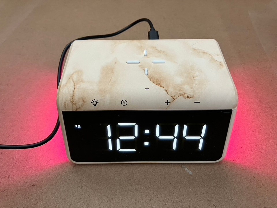 Limitless 3-in-1 Digital Alarm Clock w/ Wireless Charger & Light ...