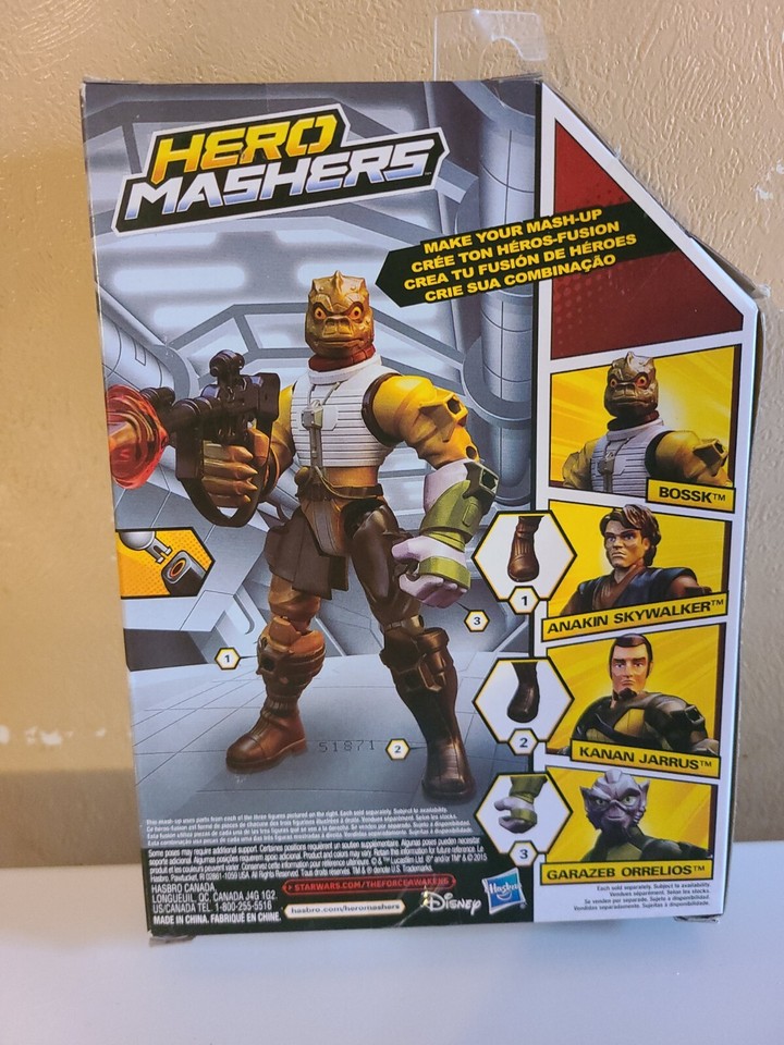 HASBRO STAR WARS HERO MASHER EPISODE V BOSSK ACTION FIGURE BOUNTY ...