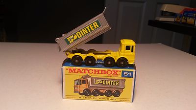 MATCHBOX #51 8 WHEEL TIPPER EXCELLENT MINT WITH ORIGINAL BOX | eBay