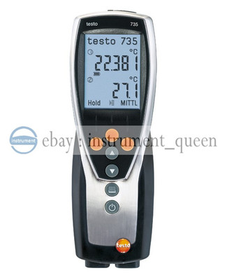 Testo 735-1 Compact Pro Thermometer, Displays/Saves Delta T, Min/Max ...