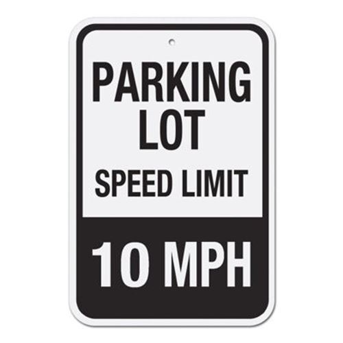 Parking Lot Speed Limit Signs - 10 MPH | eBay