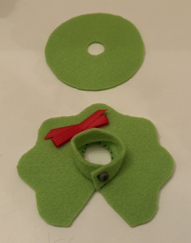 Handmade Green Felt Dress Outfit For 3-In DAM Scandia House Trolls | eBay