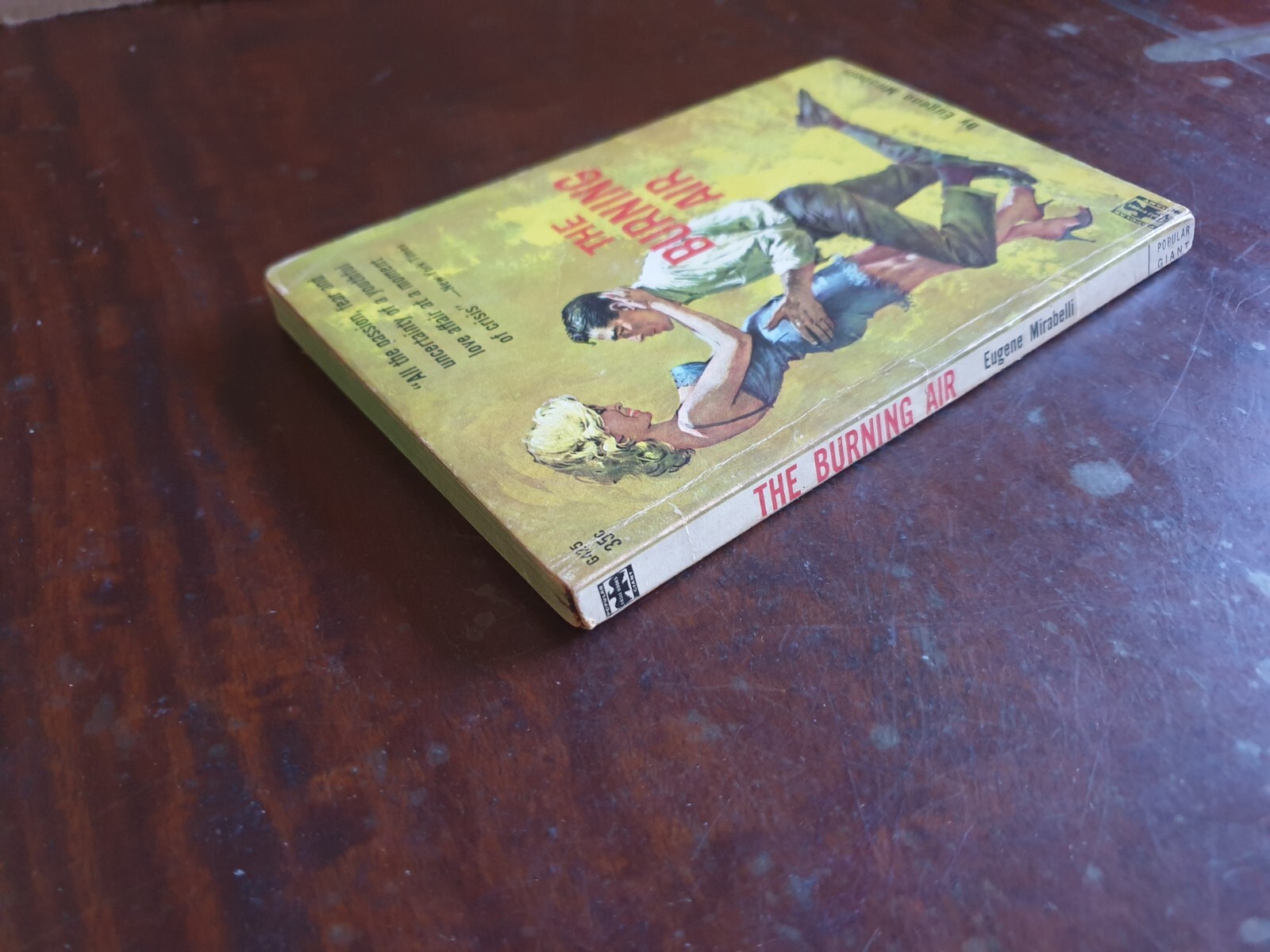 The Burning Air Eugene Mirabelli Vintage 1960 Robert McGinnis Cover Art ...