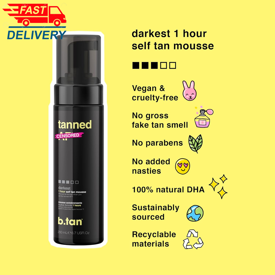 Dark Self Tanner | Get Tanned - Fast, 1 Hour Express Sunless Tanning ...