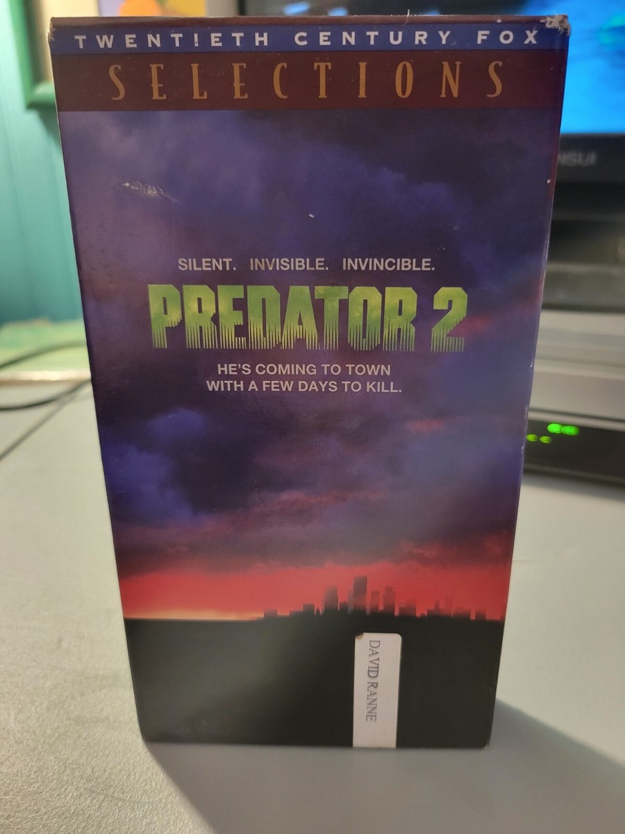 Predator 2 Vhs Predator 2 VHS, Deadly Silent Invisible And Invincible,