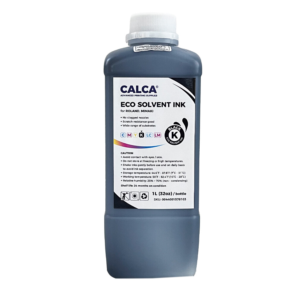 US Stock 1L/Color Calca Compatible Roland ECO Solvent Ink CMYKLCLM ...