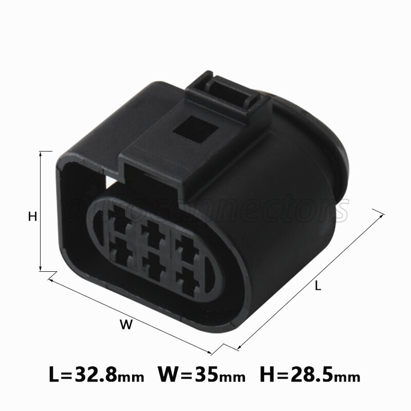 For VW Audi VAG - 1J0 973 733 - 6 Pin Sealed Female JPT Connector Plug ...