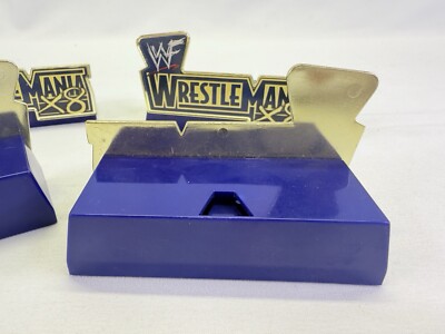 Lot Of 6 WWF WrestleMania X-Seven Figure Stands - Excellent | eBay