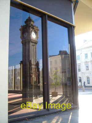 Photo 6x4 Clock tower reflection Exeter [[213440]] reflected in the ...