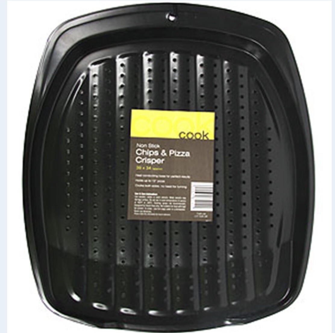 Non Stick Chips & Pizza Crisper Chip iron Baking Tray | eBay UK