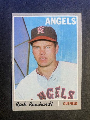 1970 Topps Baseball Rick Reichardt California Angels Card #720 | eBay