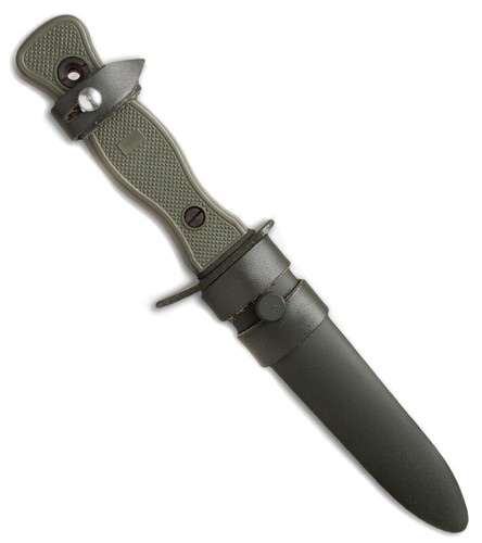 German army combat fixed blade knife with metal sheath BW bundeswehr ...