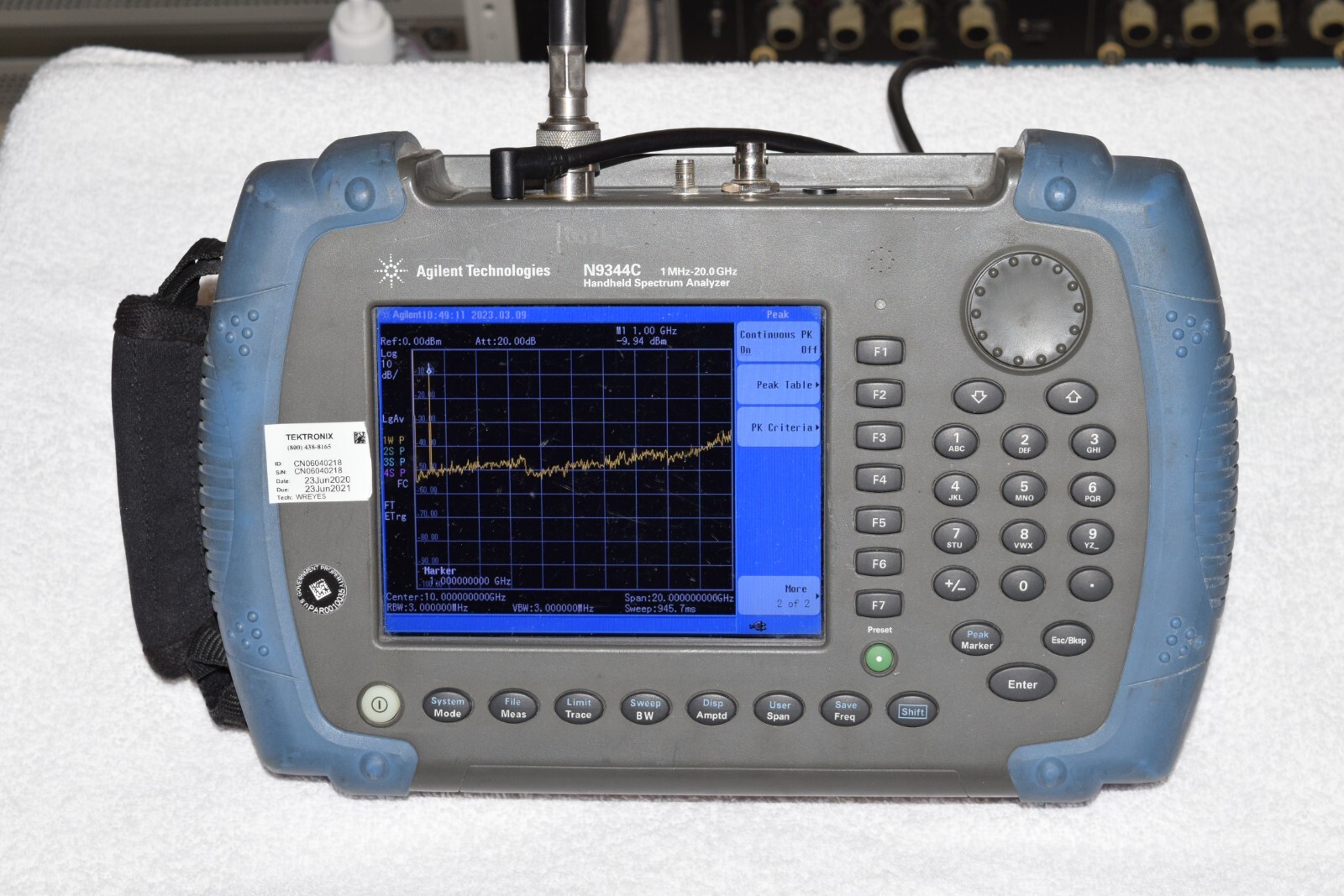 Keysight N9344C Handheld Spectrum Analyzer for sale online | eBay