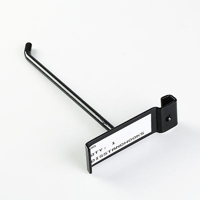BLACK 5 3/4" LONG HOOKS FOR DISPLAY STAND RACK | eBay